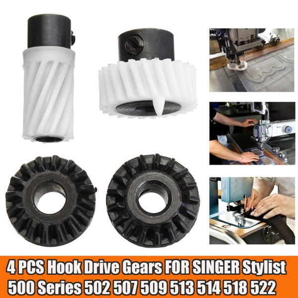 Durable 4 Pcs Hook Drive Gear Set Sewing Machine Accessories For Singer ...