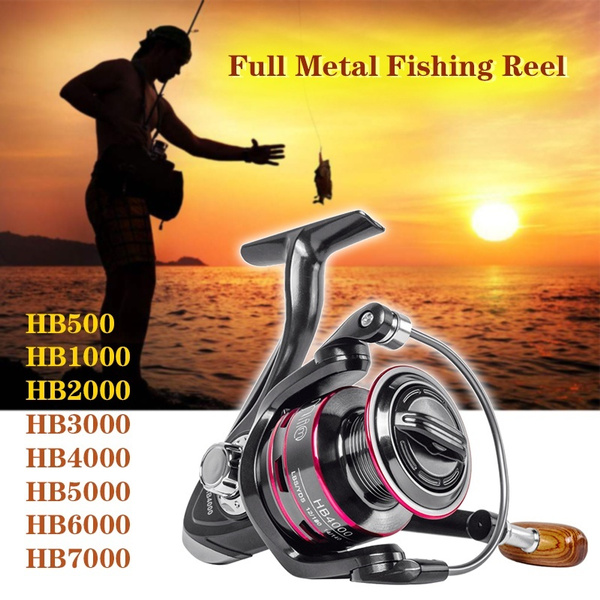 Spinning Fishing Reel Metal Fishing Reel Fishing Rod Throwing Rod ...
