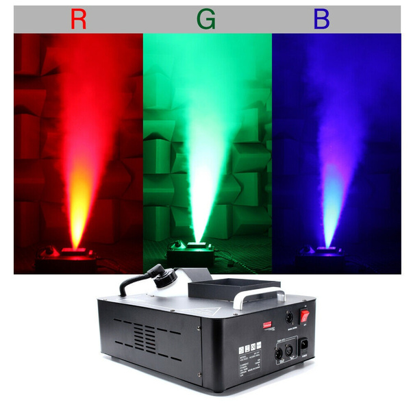 1500W Smoke Machine LED Stage Lighting with Remote Control for Party ...