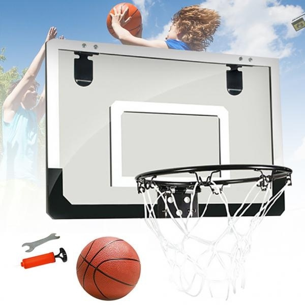 Home Dormitory Door Wall Mounted Mini Basketball Hoop Net with Ball ...