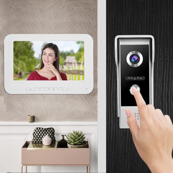 Professional !!! 7inch HD Video Door Phone Doorbell Intercom Camera ...