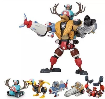 5 In 1 Combine toy One Piece Chopper Tony Chopper Assemble Model Toys ...