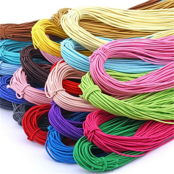 25M Rubber Cord Elastic Stretchy Many Colours Diameter 1MM | Wish