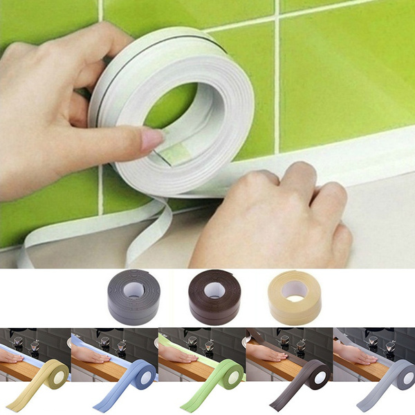 Self Adhesive Bath Wall Sealing Strip Sink Basin Edge Trim | Wish
