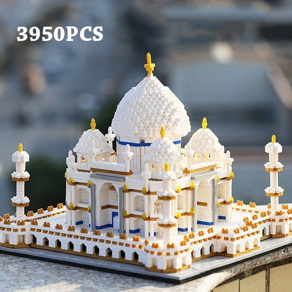 3950pcs Taj Mahal Palace Diamond Building Blocks India Famous ...