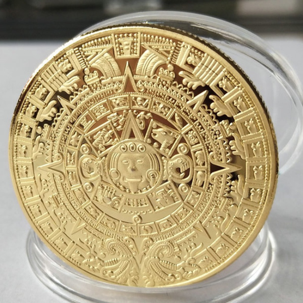 Aztec Mayan Metal Crafts Collection Commemorative Coin | Wish