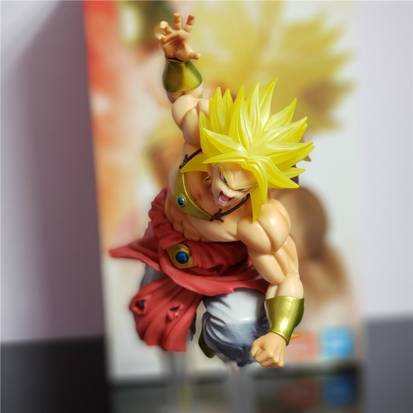 Dragon Ball Z Super Broly Gold Hair Broli Super Saiyan Combat Form PVC ...