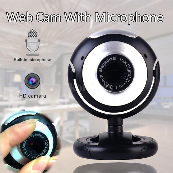 Video Call Webcam Laptop Online Course USB Plug WebCam With Microphone ...