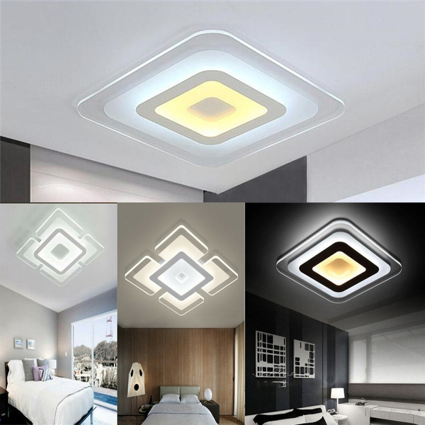 Ranpo Modern Acrylic LED Ceiling Light Home Lamp Modern Elegant Living ...
