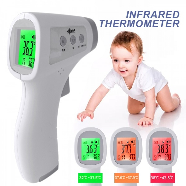 Digital Non-contact Body IR Infrared Thermometer Forehead Meter | Wish