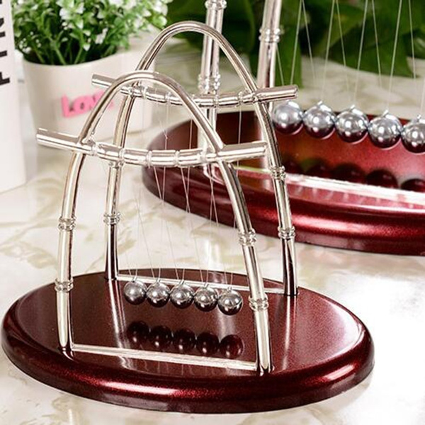 Newton's Cradle Steel Balance Balls Desk Physics Science Pendulum Desk ...