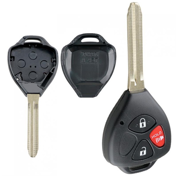 3 Buttons Uncut Car Remote Control Key Shell Case Smart Key Fob Case | Wish