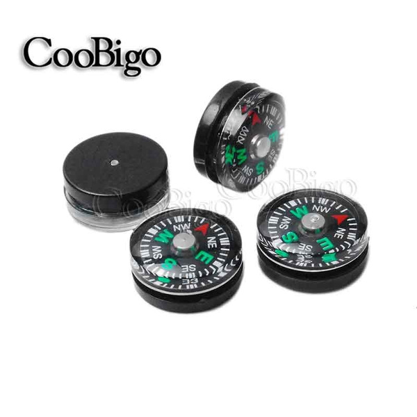 10pcs 12/15/20/25mm Mini Button Compass Portable Handheld Outdoor Sport ...
