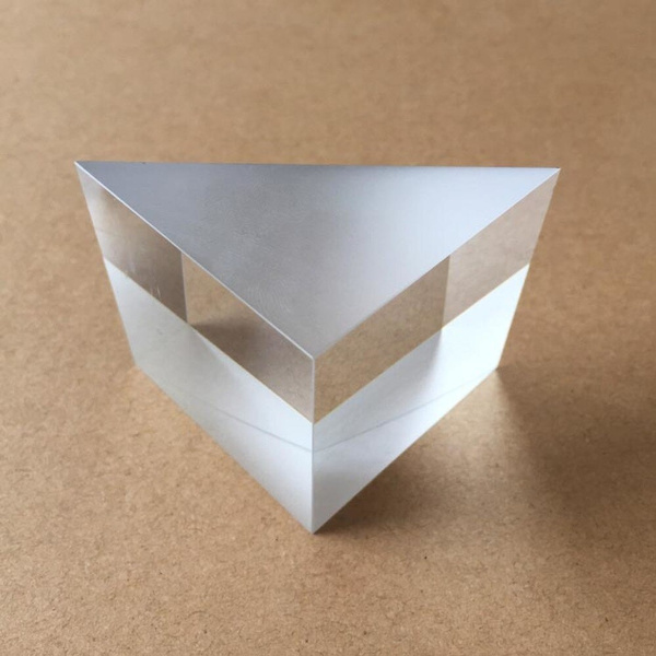 50mm Optical Prism K9 Glass Total Reflection Isosceles Right Angle ...