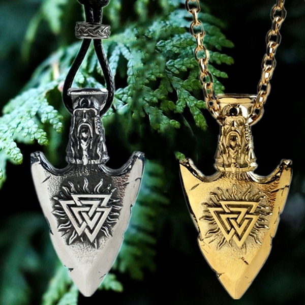 Unique Retro Nordic Viking 316L Stainless Steel Men's Odin GUNGNIR ...