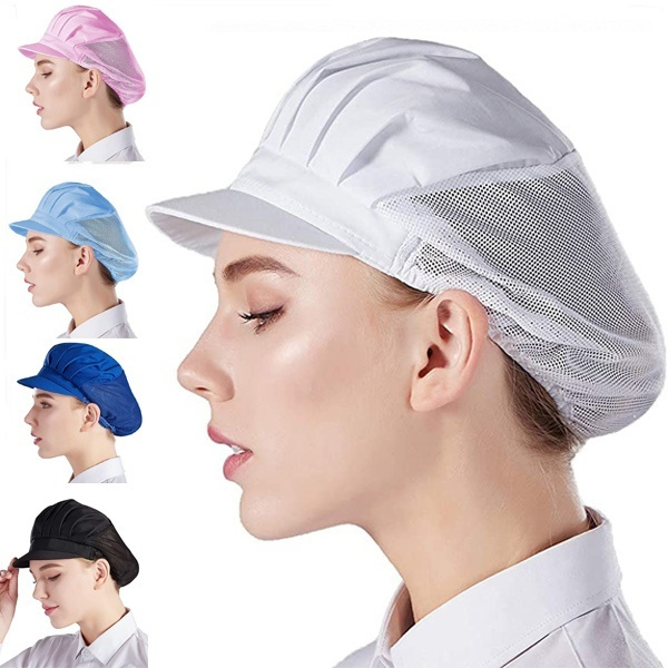 Elastic Mesh Caps Cafe Bar Kitchen Restaurant Hotel Bakery Chef Uniform ...