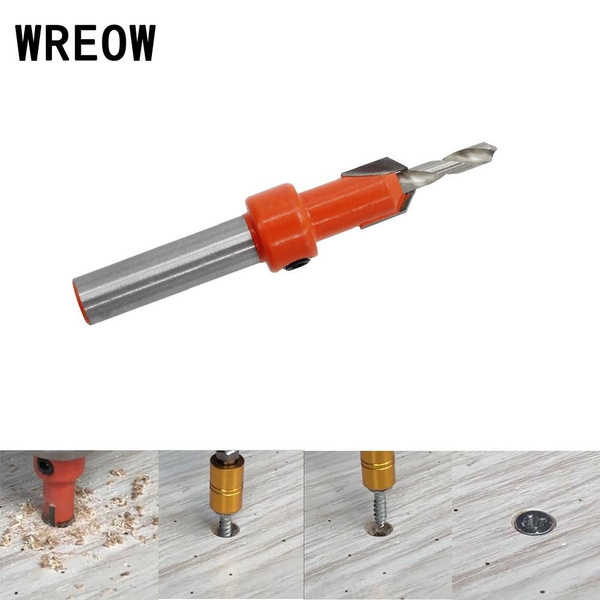 Hss Countersink Drill Bit Woodworking Screws Chamfering Wood Hole ...