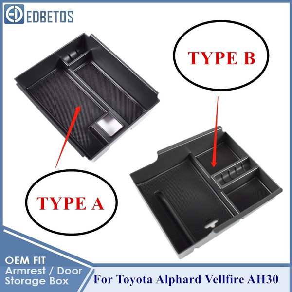 Alphard Armrest Storage Box For Toyota Alphard Vellfire AH30 Central ...