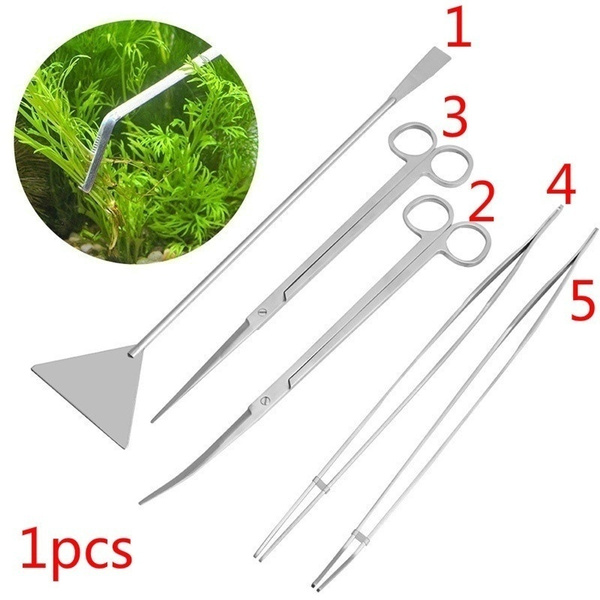 1pcs Aquarium Live Plant Fish Tank Tools Set Scissors Tweezers Home ...