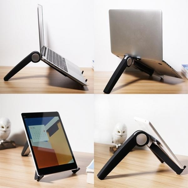 Stylish New Portable Folding Laptop Tablet Holder Stand Mount Screen ...