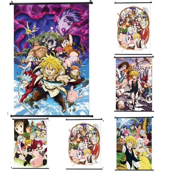The Seven Deadly Sins Nanatsu No Taizai Ban X Anime Print Wall Art ...