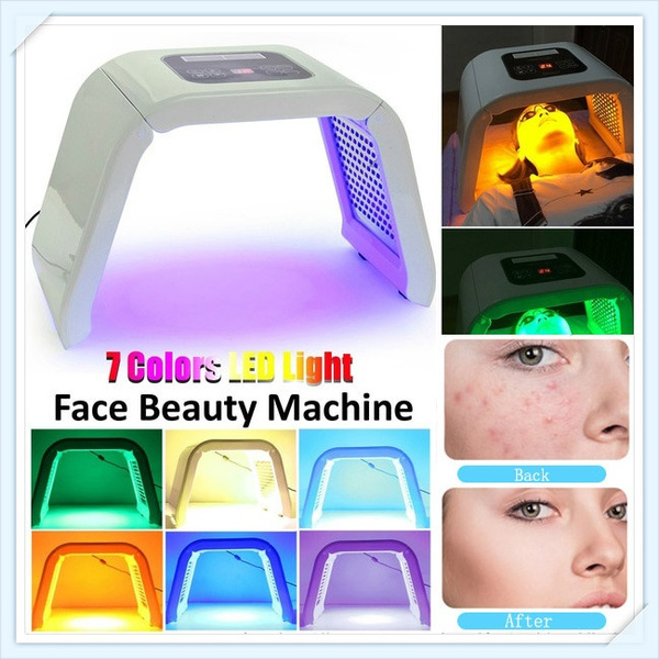 2020 NEW Professional 7 Colors PDT LED Face Photodynamic Photon Light ...