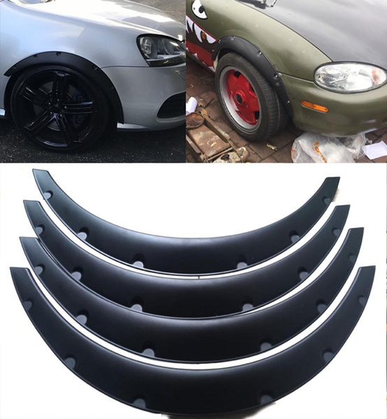 4Pcs 2inch Universal Flexible Car Mudguards Mud Splash Guards Mud Flaps ...