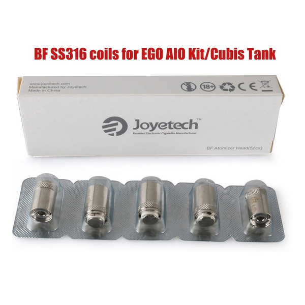 Joyetech EGO AIO BF Coil BF SS316 Coil Head 0.5ohm/0.6 ohm /1.0ohm ...