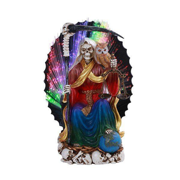 Pacific Giftware PT Seated Santa Muerte Saint Death Grim Reaper LED ...