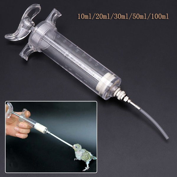 High quality 1PC Professional Parrot Feeding Syringe Parrots Bird ...