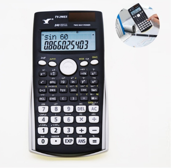 2020 New Scientific Calculator Counter 240 Functions Matrix Dot Vector ...