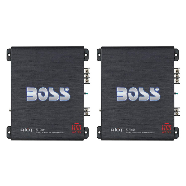 Boss Audio Riot 1100-Watt Monoblock MOSFET Class A/B Amplifier and ...
