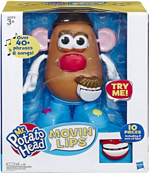 Mr Potato Head Playskool Movin' Lips Electronic Interactive Talking Toy ...