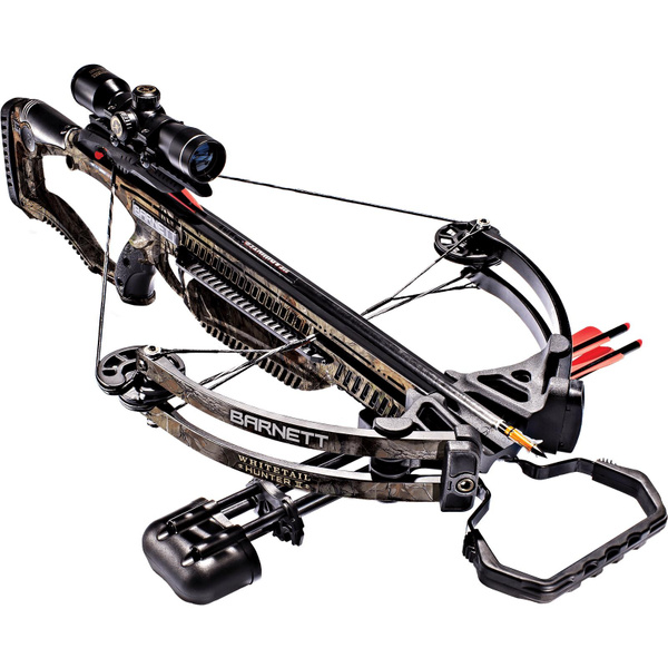 Barnett Whitetail Hunter II 350 FPS TriggerTech Crossbow w Arrows ...