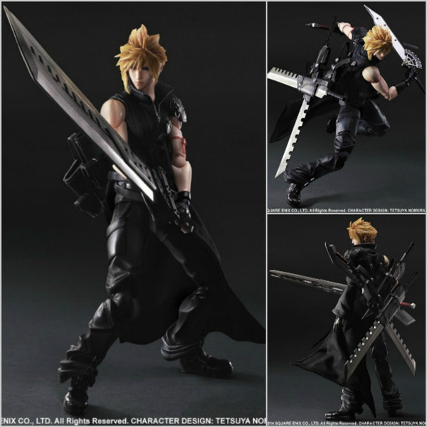 Anime Figma Playarts Doll Vii PVC Final Fantasy 7 PVC Action Figure ...