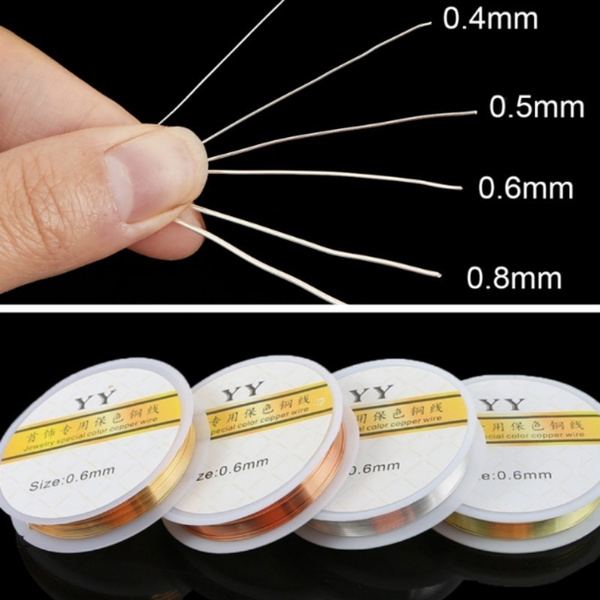 1 Roll Creative Copper Wire Beading Thread for Vintage Hair Jewelry ...