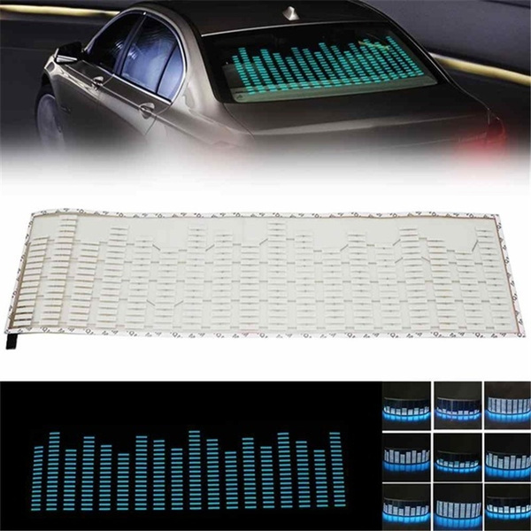 45x11cm LED DC Accessories Auto Car Light Sound Rhythm 12V Light Lamp ...