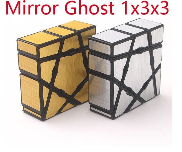 YJ Mirror 1x3x3 Ghost Magic Cube Strange Shape Puzzle Toy Magic Cast Coated Cube Toys For ...
