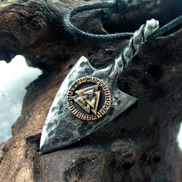 Vintage Nordic Men's Viking 316L Stainless Steel Odin Weapon GUNGNIR ...