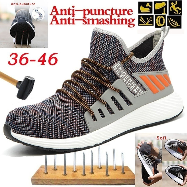 NEW Fashion Steel Toe Shoes Kevlar Fiber Safety Shoes Breathable Steel ...