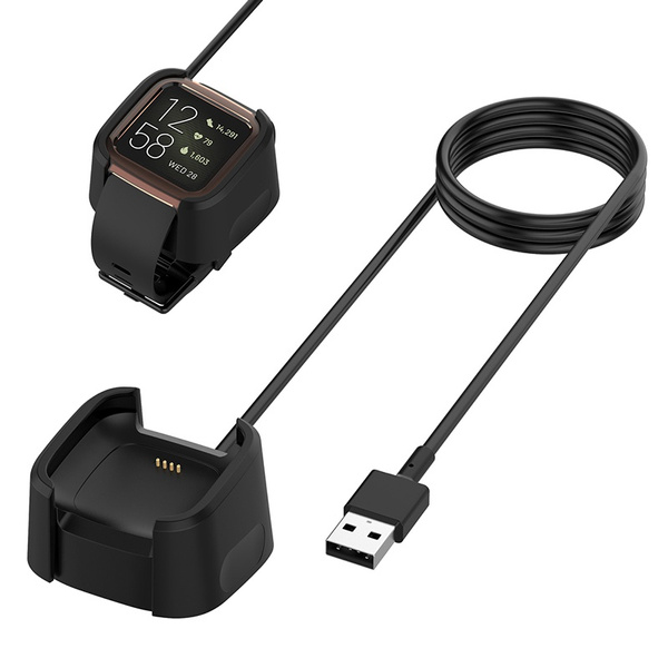 100cm USB Charger Charging Cable Dock Stand For Fitbit Versa 2 Watch | Wish