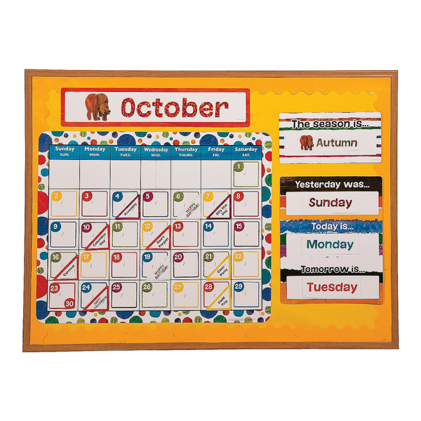 Eric Carle Calendar, Educational, 150 Pieces | Wish