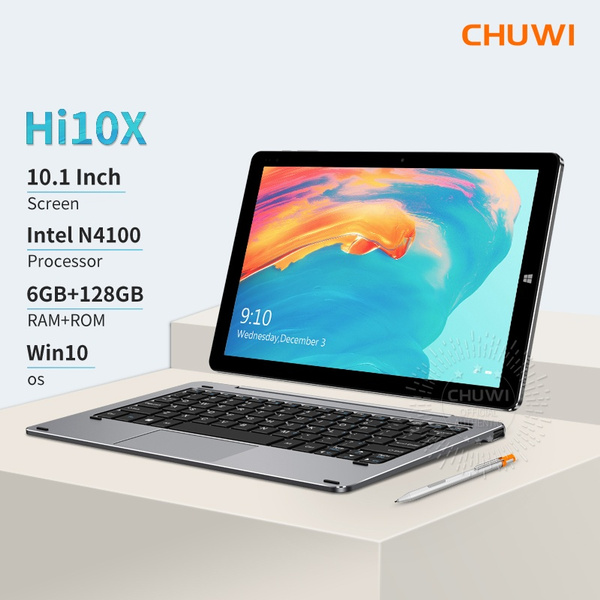 CHUWI Hi10 X 10.1″ Screen Win10 Intel N4100 Quad Core PC 6GB RAM 128GB ROM 4096 Pressure Level ...