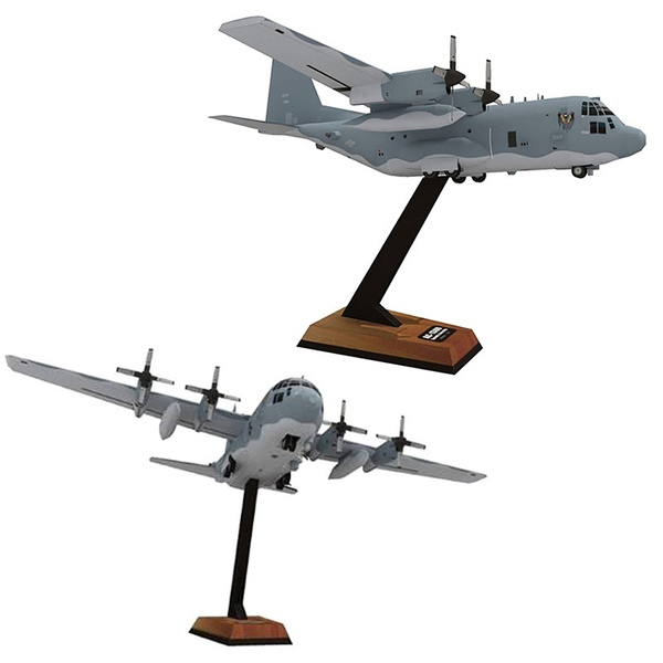 AC130 Ghost Aerial Gunship Aircraft Paper Model Military Fighter Paper ...