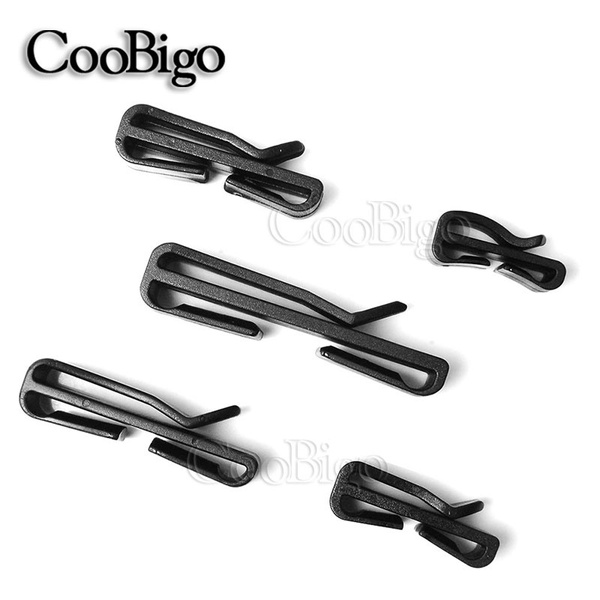 5pcs 3/4"~2" Quick Slip Keeper Plastic Buckle Webbing Ending Clips ...