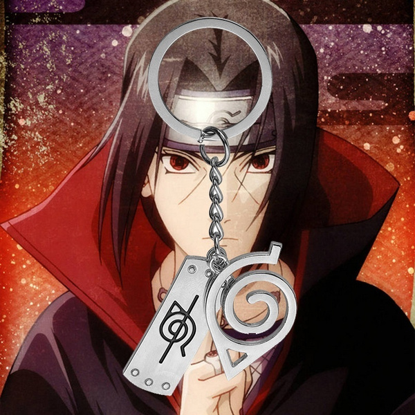 Naruto Logo Key Chain Pendant Naruto Animation Peripheral Ninja Pendant ...