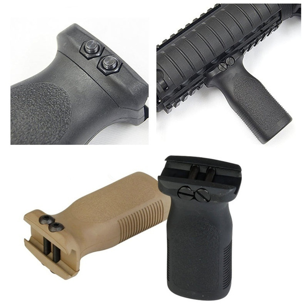 Tactical Paintball Airsoft Rug Style Front Vertical Grip For Airsoft BB ...