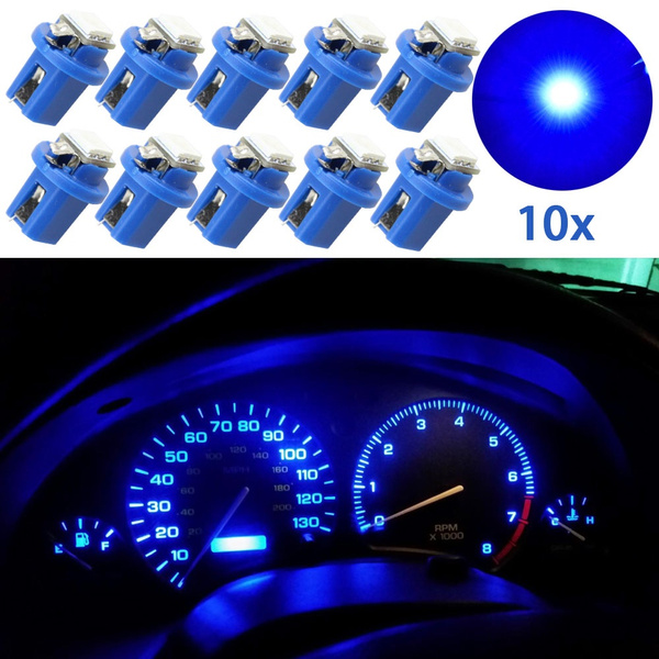 10PCS T5 Led 5050 Led SMD T5 Lamp Car Gauge Speedo Dash Bulb B8.5D 509T ... 10PCS T5 Led 5050 Led SMD T5 Lamp Car Gauge Speedo Dash Bulb B8.5D 509T ...