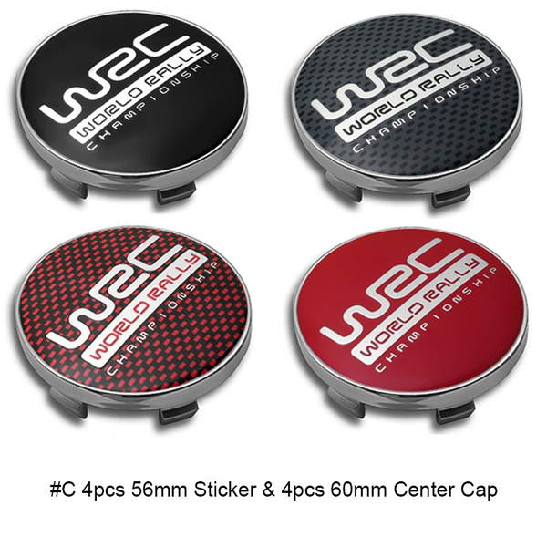 4pcs 8pcs 56mm 60mm World Rally Championship WRC Car Logo Wheel Center ...