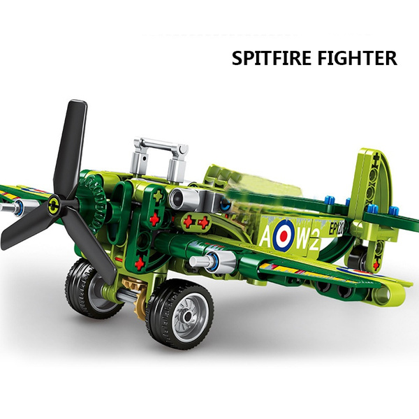 SEMBO BLOCK Ww2 Plane Fighter Jet World War 2 1 I Ii Ww1 British ...